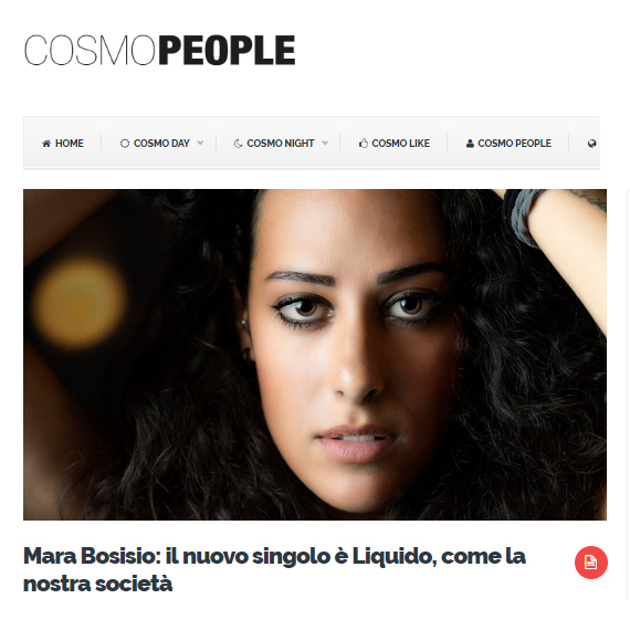 Mara Bosisio su CosmoPeople (16-02-2019)